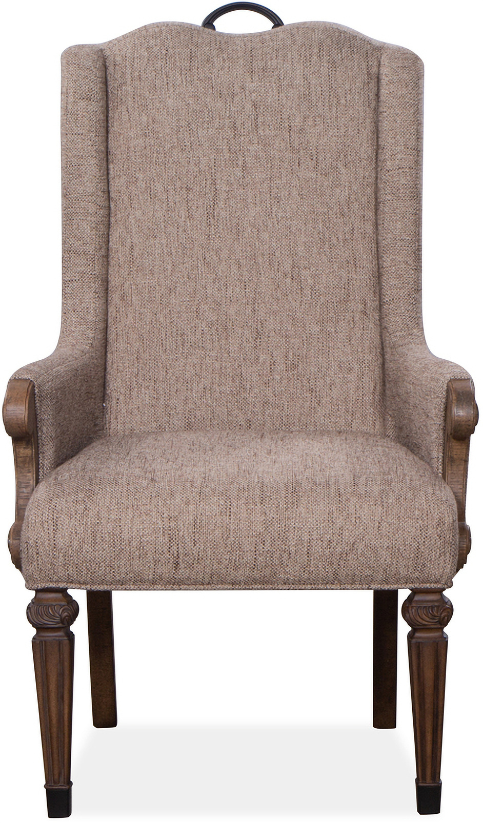 Durango Upholstered Host Arm Chair Set of 2 by Magnussen | 1StopBedrooms