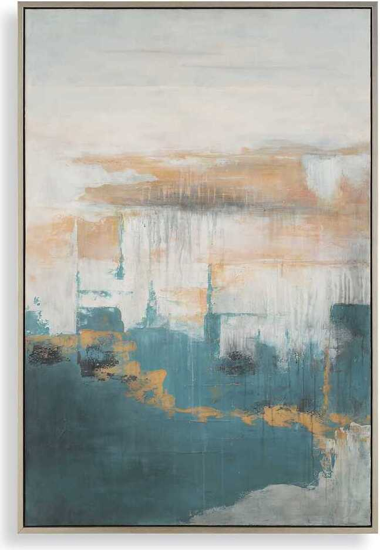 Eastside Abstract Coastal Art In Multi by Uttermost | 1StopBedrooms