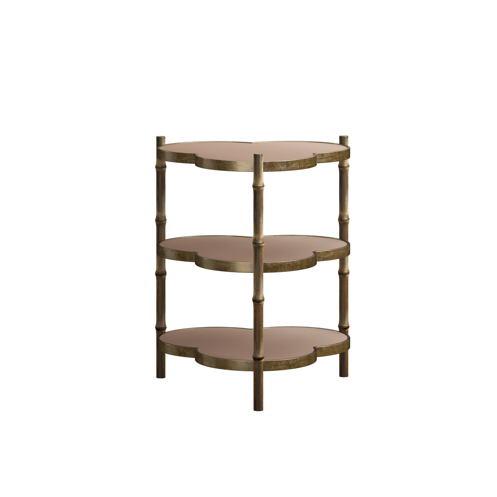 Eave Accent Table In Burnished Gold by A.R.T. | 1StopBedrooms