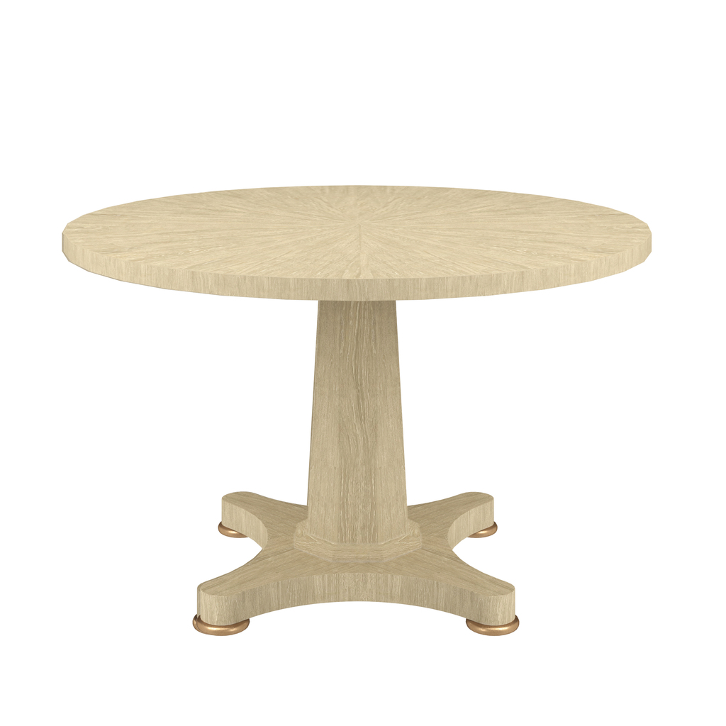 Eave Round Dining Table In Sundrenched Oak and Natural Oak by A.R.T ...