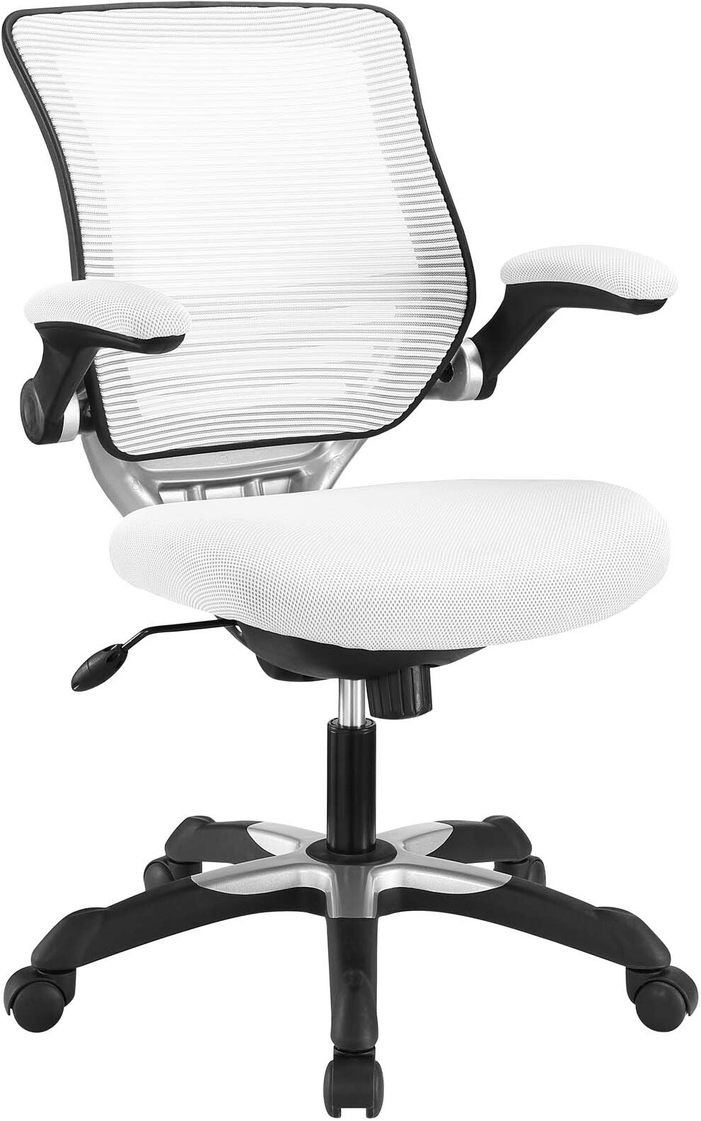 Edge White Mesh Office Chair by Modway 1StopBedrooms