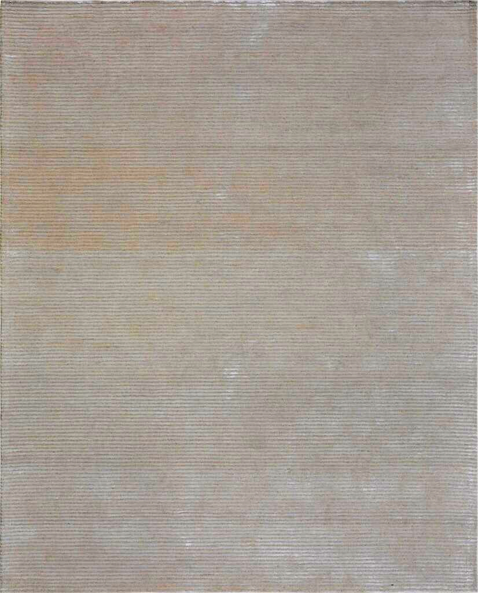 Edgy Collection Hand-Tufted Bamboo Silk and Wool Area Rug- 9' 9" x 13 ...