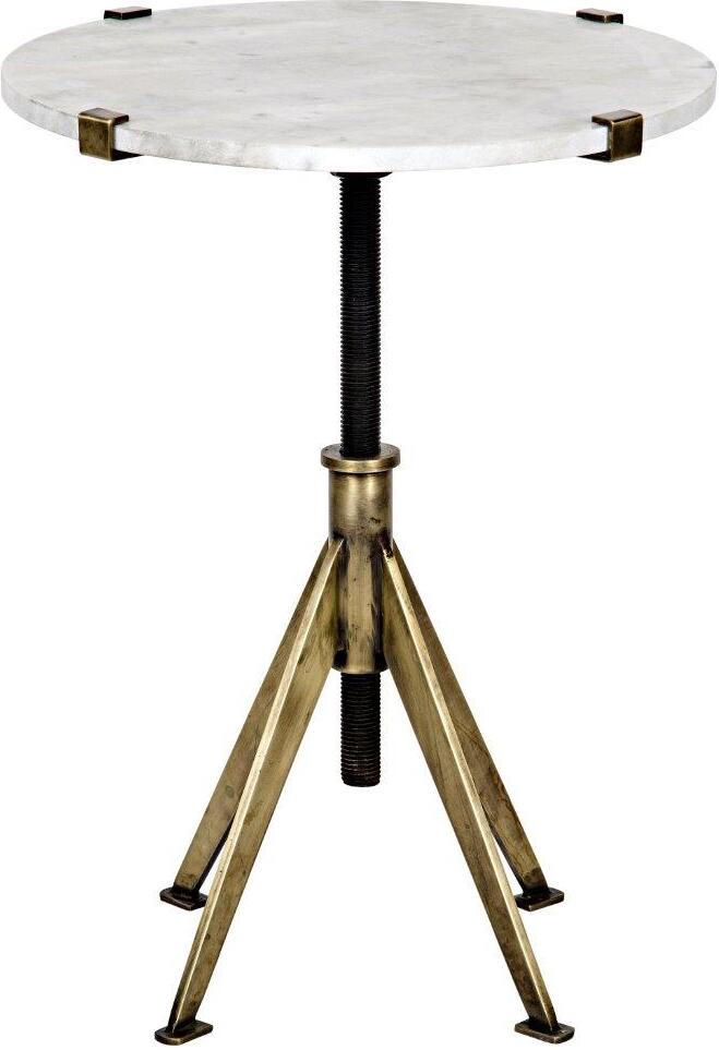 Edith Adjustable Small Side Table by Noir | 1StopBedrooms