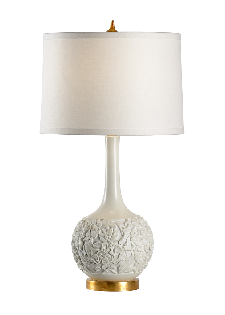 Edith Lamp In White and Cream by Wildwood | 1StopBedrooms