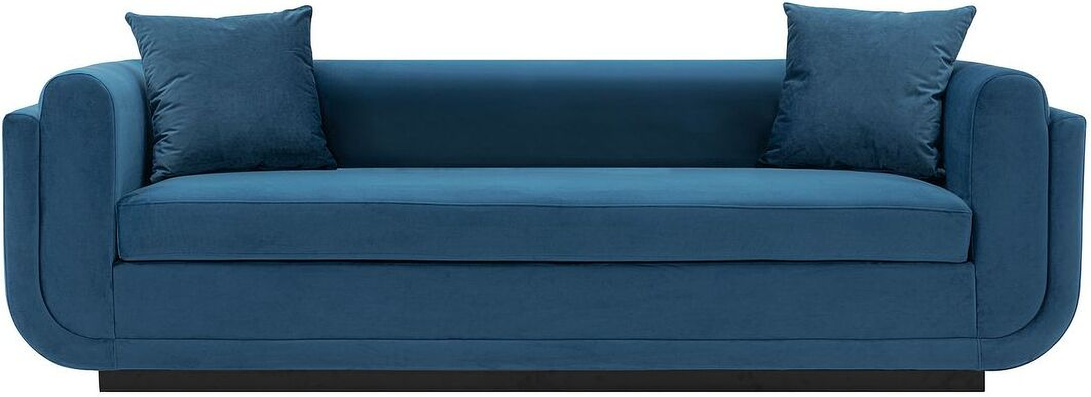Edmonda Sofa In Sapphire Blue by Manhattan Comfort | 1StopBedrooms