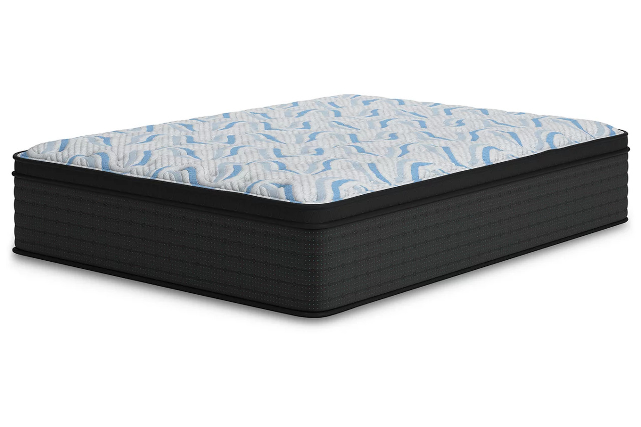 Elite Springs Plush Queen Mattress In Gray and Blue by Ashley Furniture ...