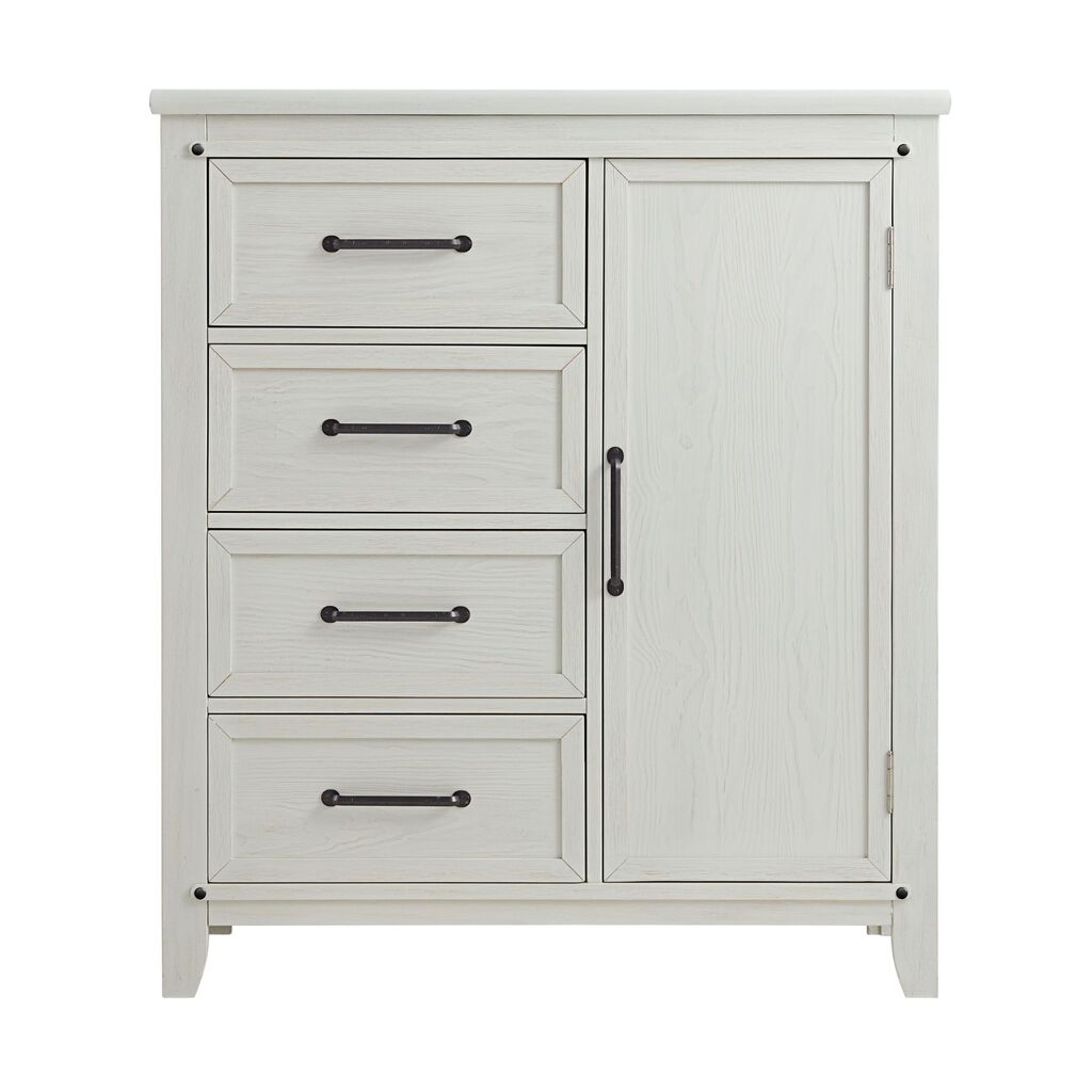 Ellison Chifferobe In Rustic White by Soho Baby | 1StopBedrooms
