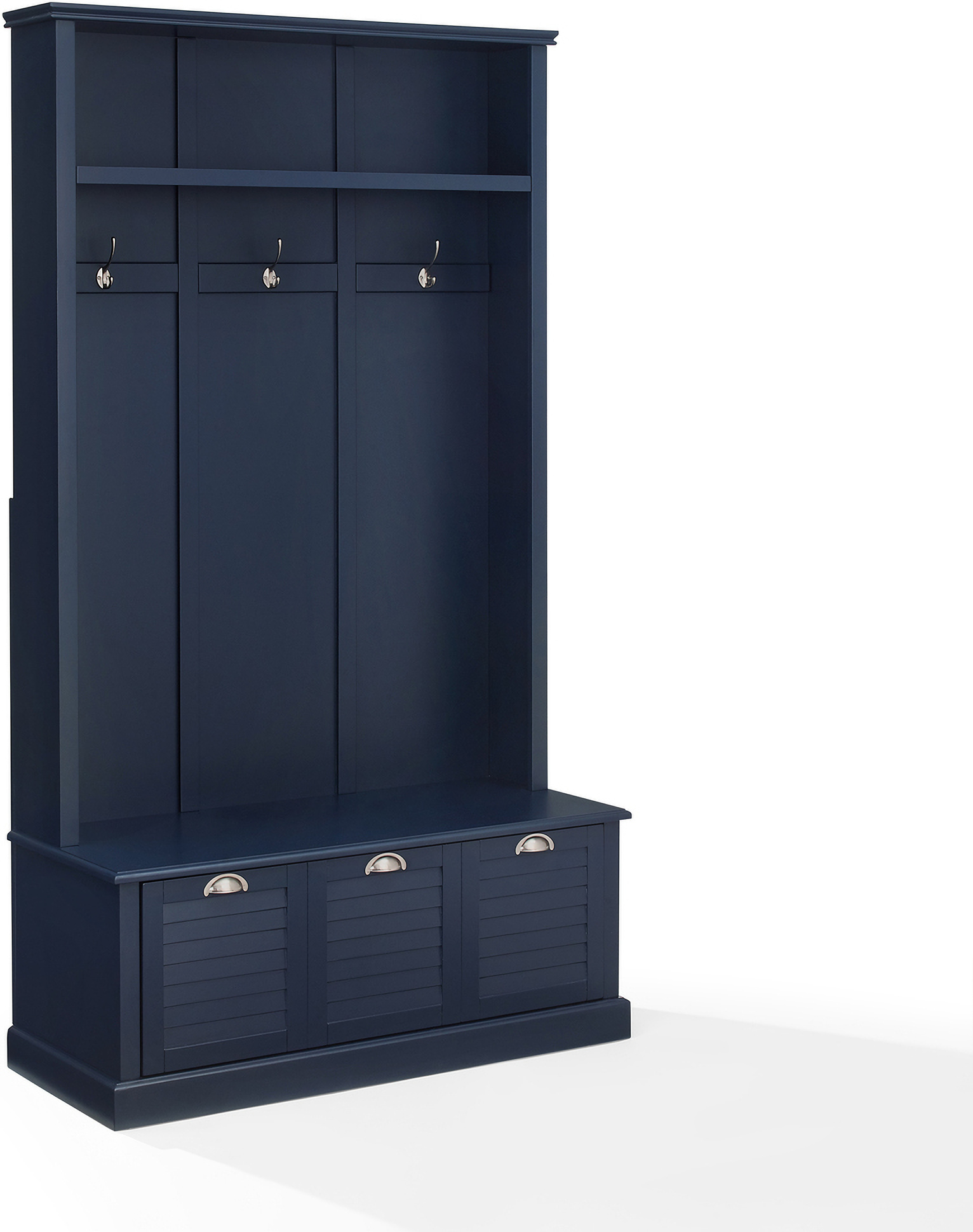 Ellison Hall Tree In Navy by Crosley Brands | 1StopBedrooms