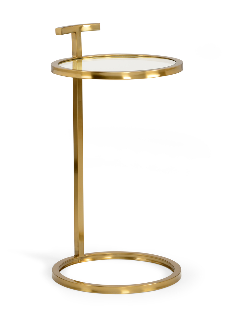 Elsie Table In Gold by Wildwood | 1StopBedrooms