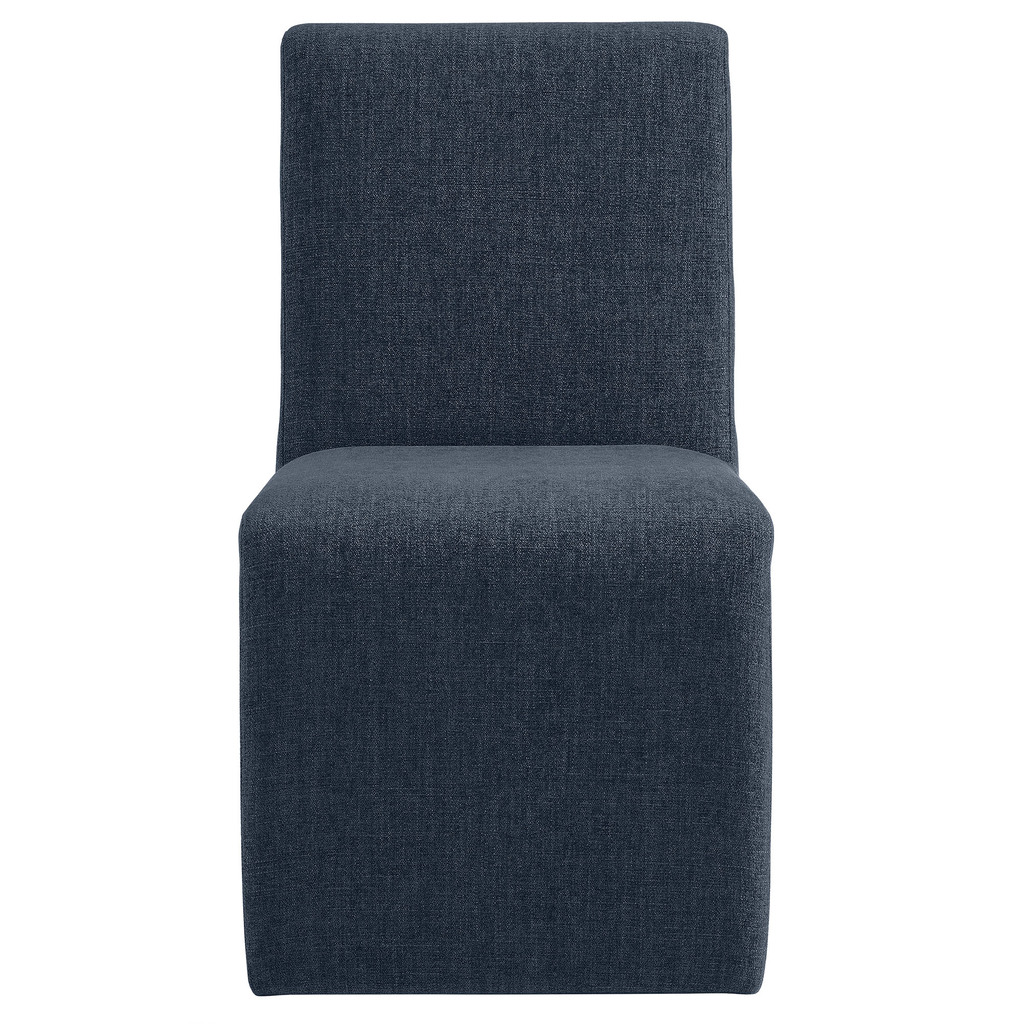 Emory Fabric Upholstered Dining Side Chair In Slate Blue by Modway ...