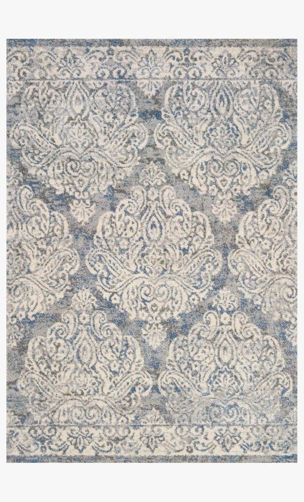 Emory Slate/Ivory Rug EMOREB-14SLIV160S by Loloi Rugs | 1StopBedrooms