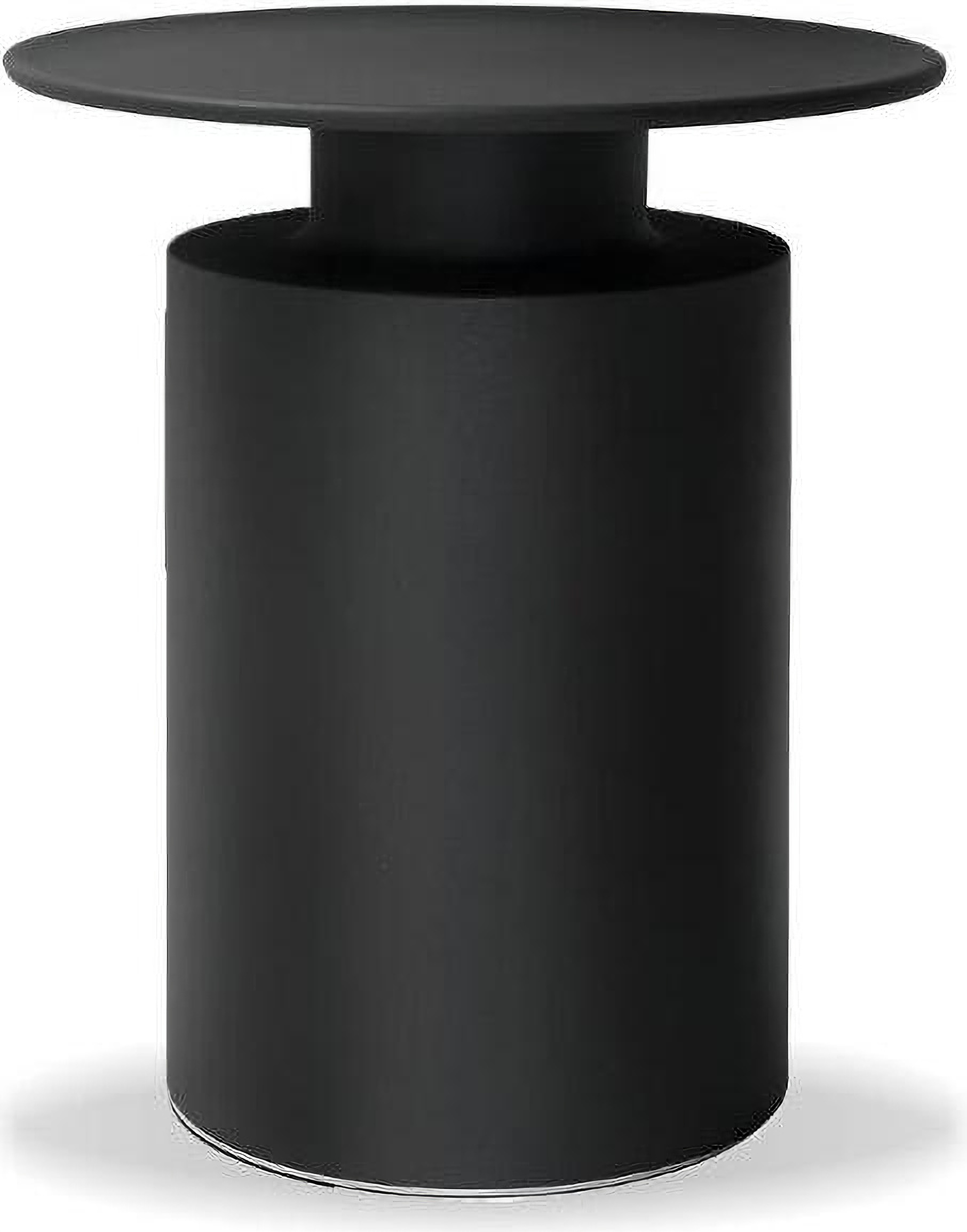 End Table Rook Matte Black Aluminum by Mobital | 1StopBedrooms