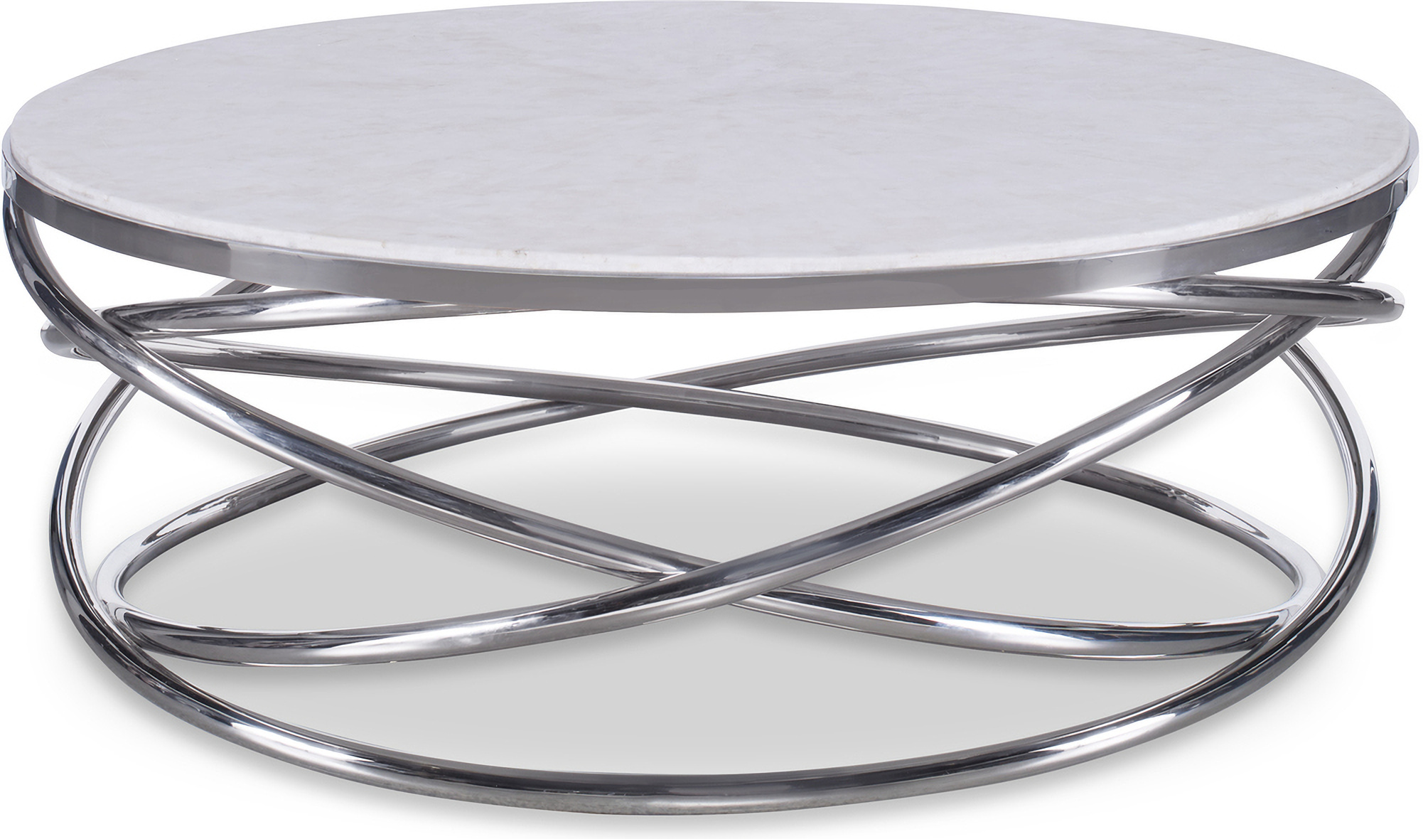 Equinox Cocktail Table In Polished Nickel by Century Furniture ...