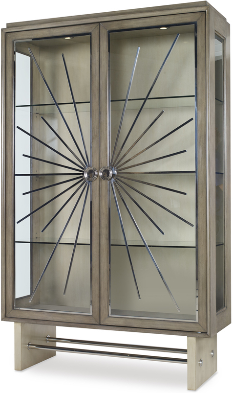 Equinox Display Cabinet In Stainless Steel by Century Furniture ...