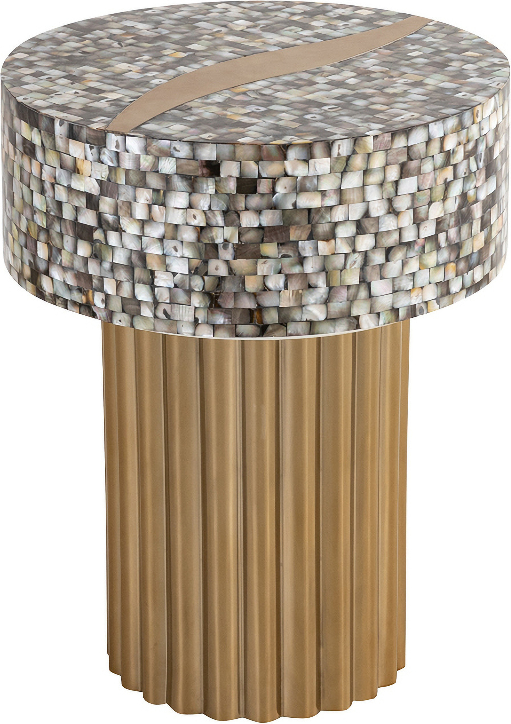 Et 1207-16 End Table Finished With Mother Of Pearl Top by Galaxy Home ...