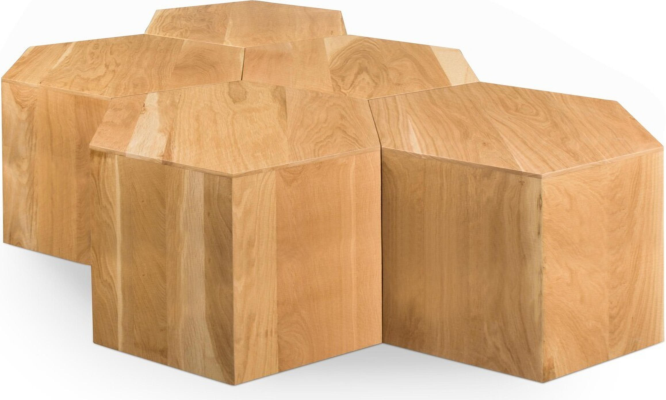 Eternal 5 Piece Coffee Table In Natural by Meridian | 1StopBedrooms