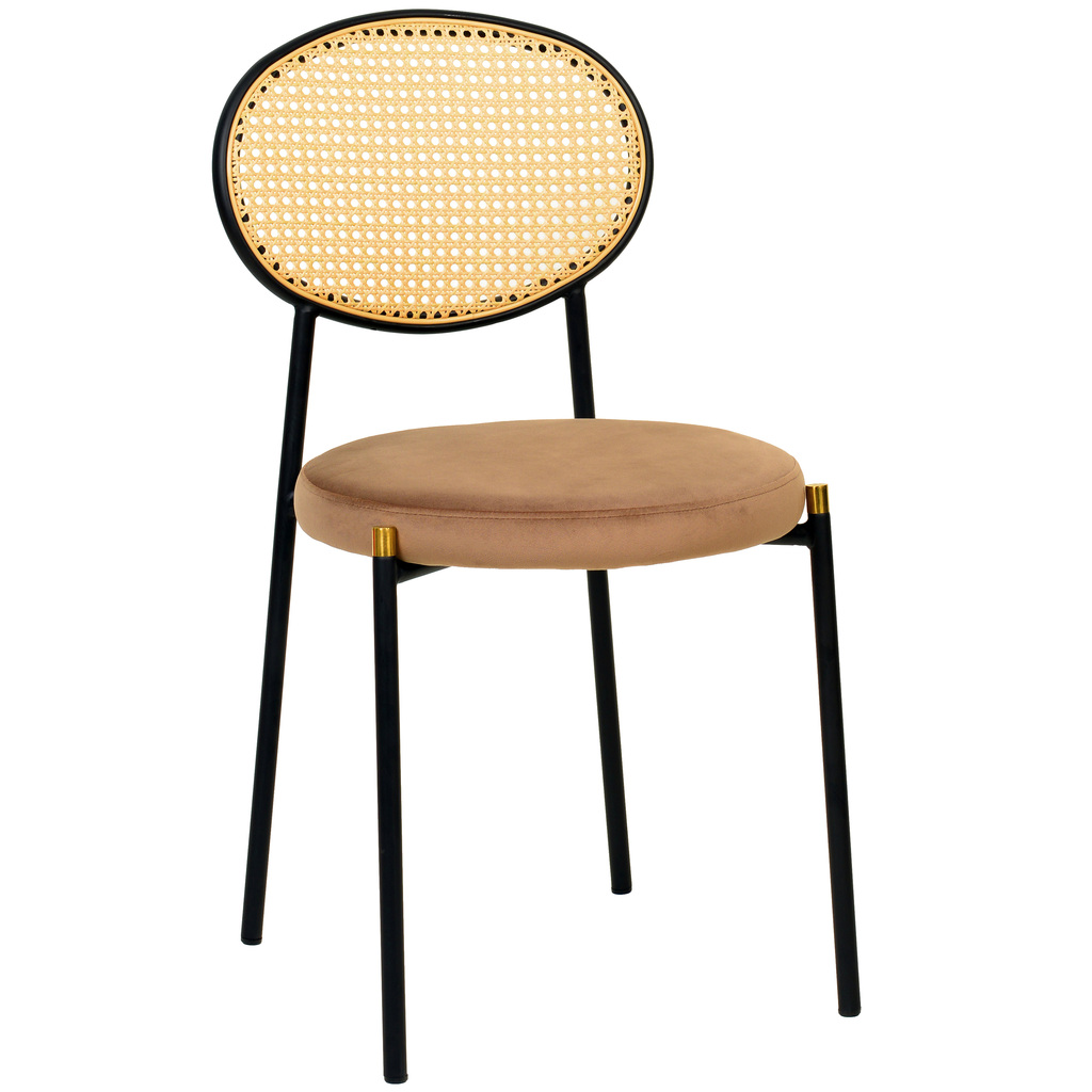 euston-modern-wicker-dining-chair-with-velvet-round-seat-in-brown-by