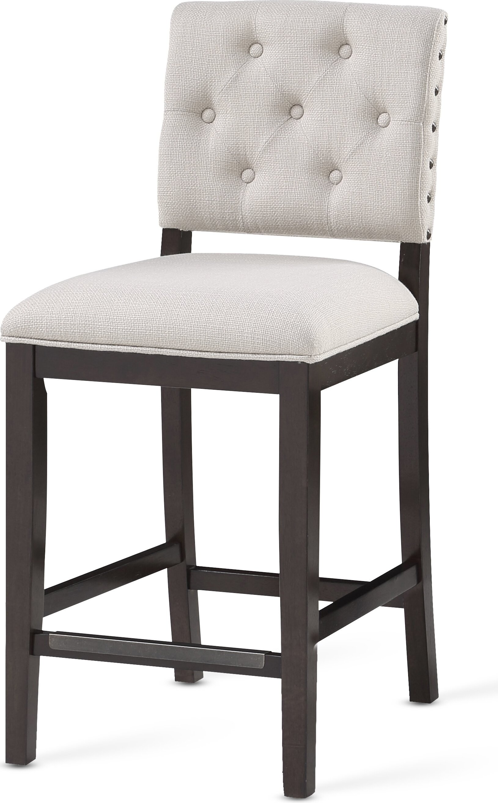 Evelyn 26 Inch Stool In Walnut by American Woodcrafters | 1StopBedrooms