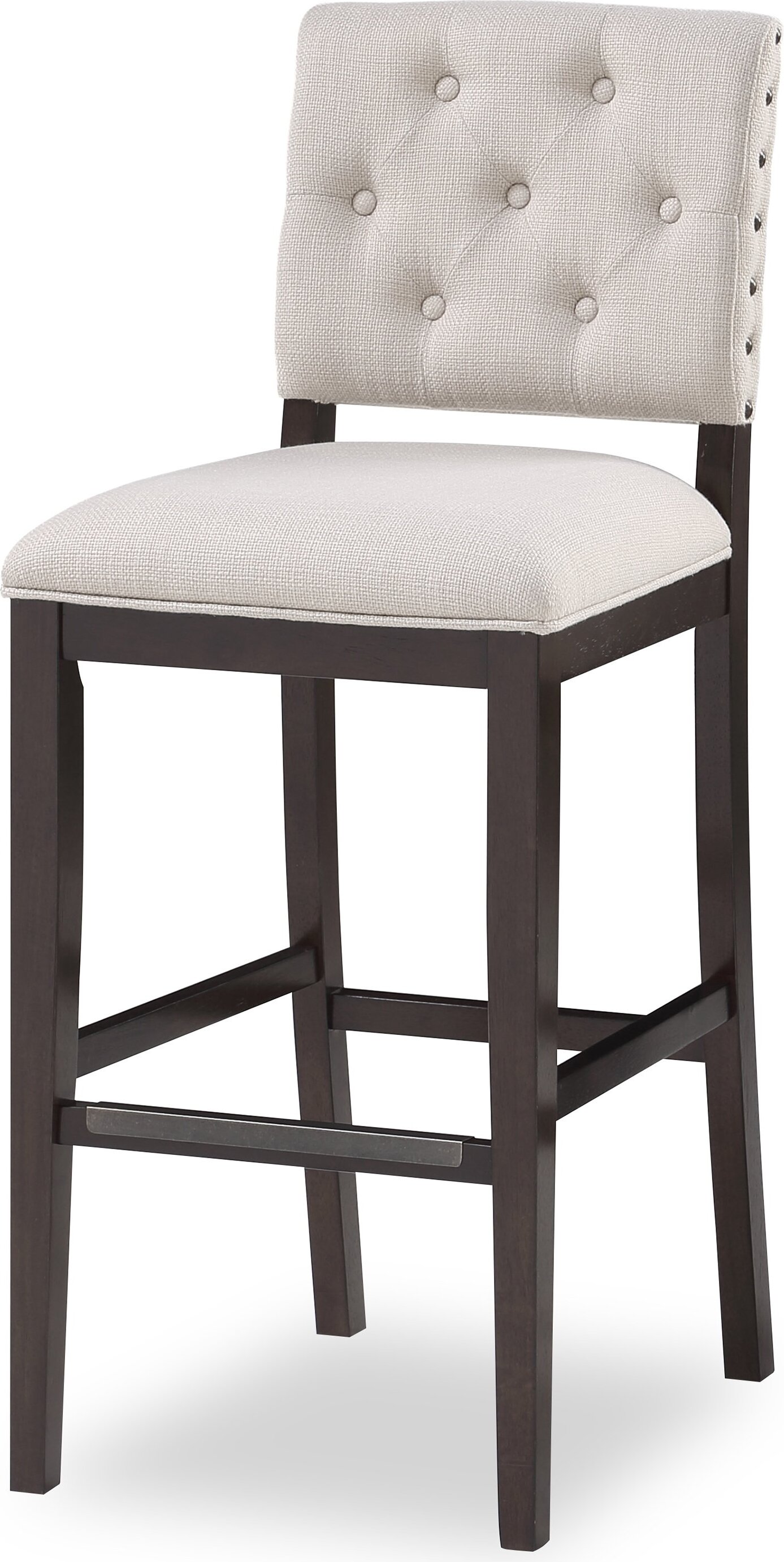 Evelyn 30 Inch Stool In Walnut by American Woodcrafters | 1StopBedrooms