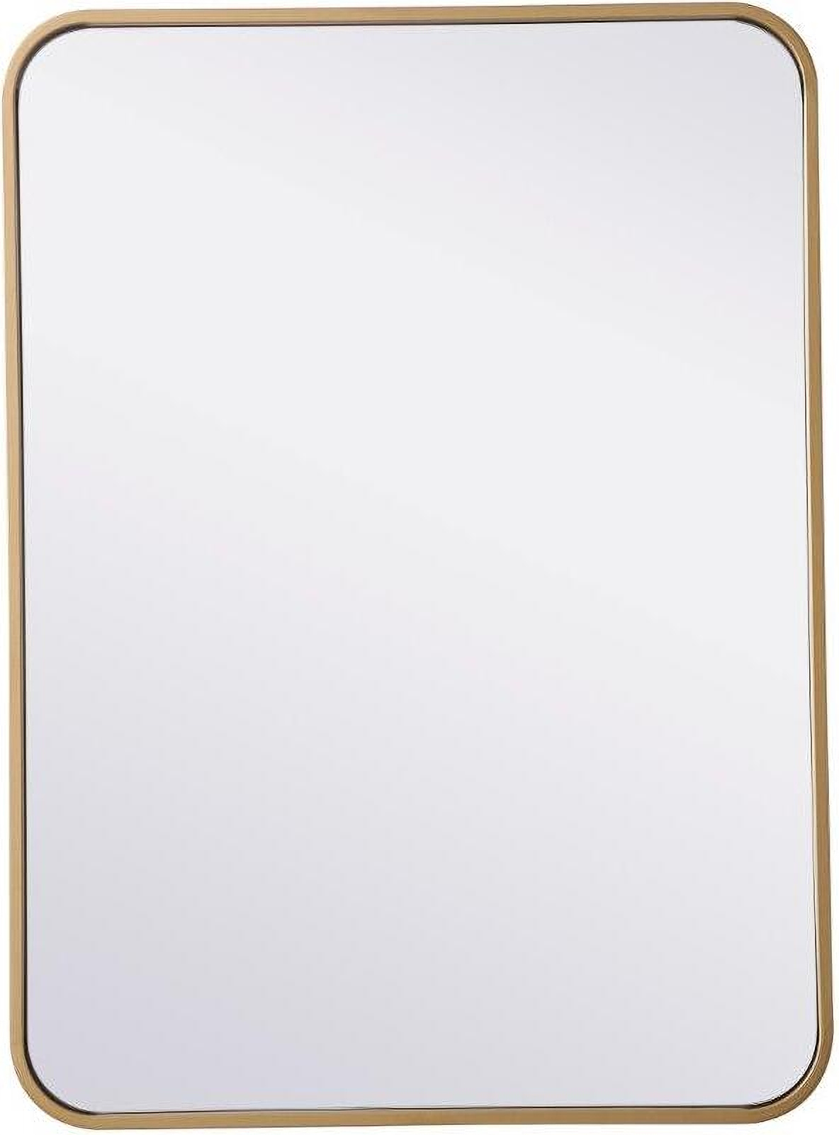 Evermore Brass Rectangular Mirror MR802230BR by Elegant Lighting ...