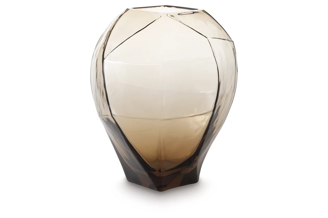 Ewart Small Vase In Light Brown by Ashley Furniture | 1StopBedrooms