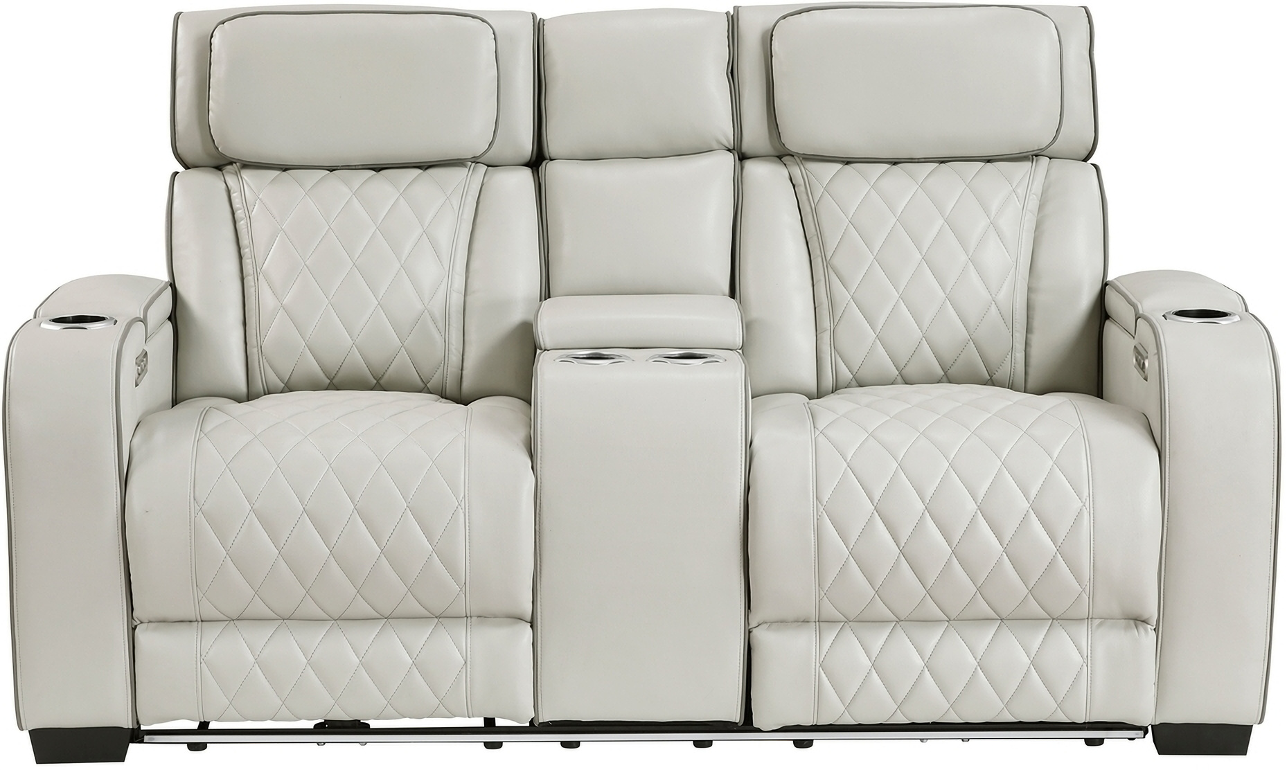 Fairway Power Double Reclining Loveseat with Center Console and Power ...