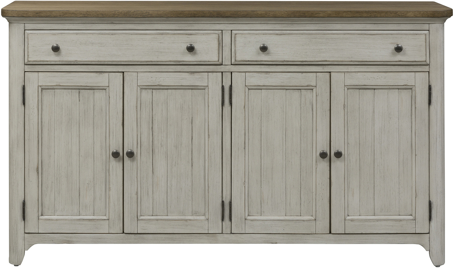 Farmhouse Reimagined Antique White Server by Liberty | 1StopBedrooms