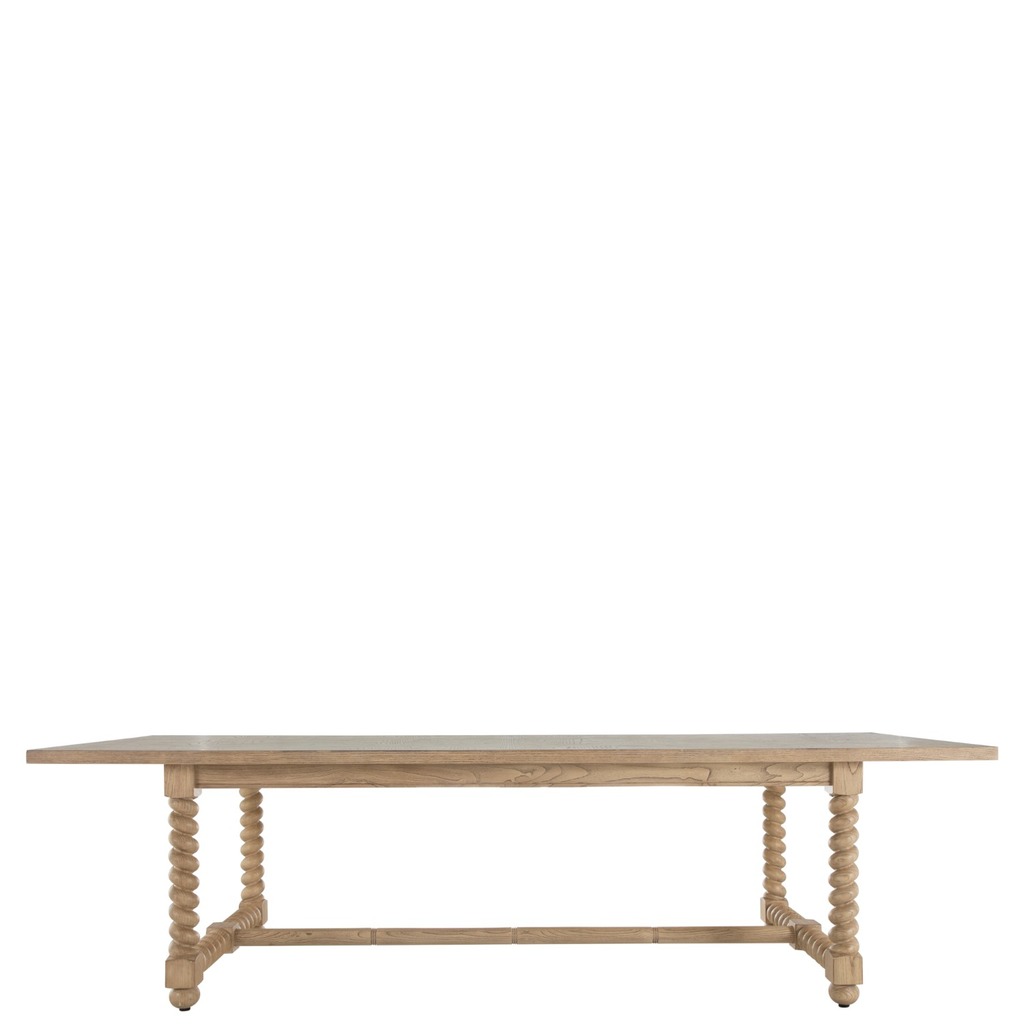 Ferdinand 108 Inch Dining Table In Light Blonde by Gabby | 1StopBedrooms