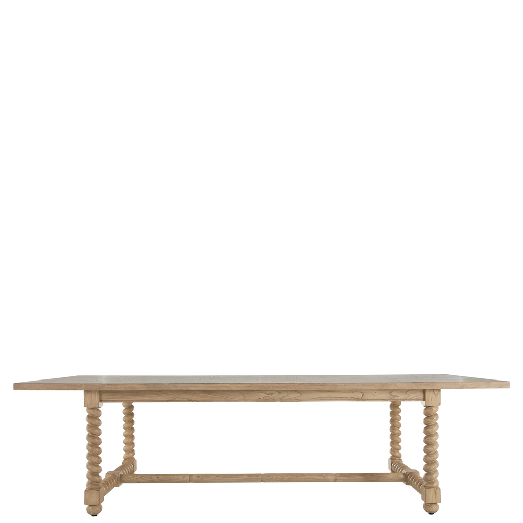 Ferdinand 84 Inch Dining Table In Light Blonde by Gabby | 1StopBedrooms