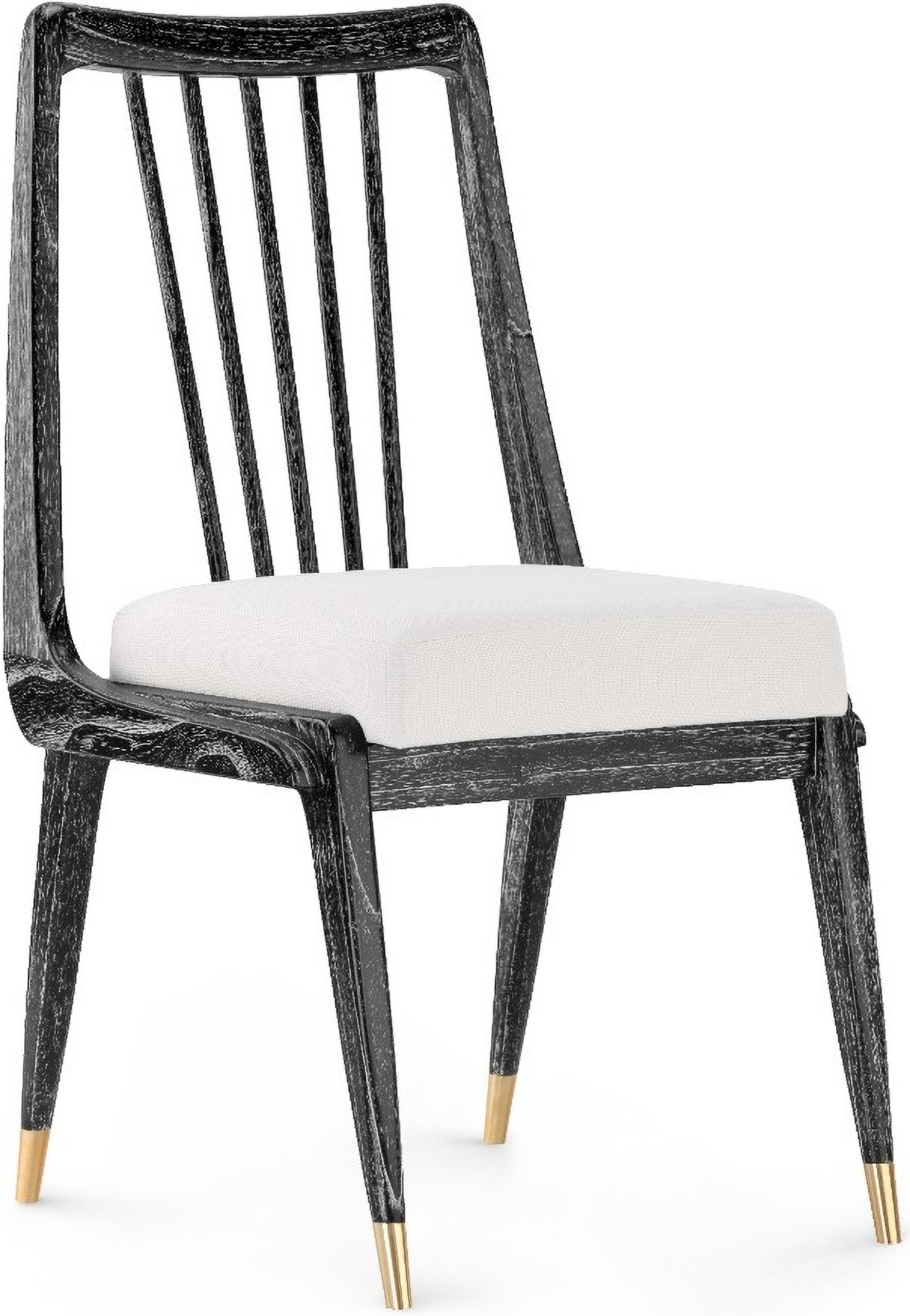 Fiona Chair Set of 2 In Jet Black by Villa & House | 1StopBedrooms