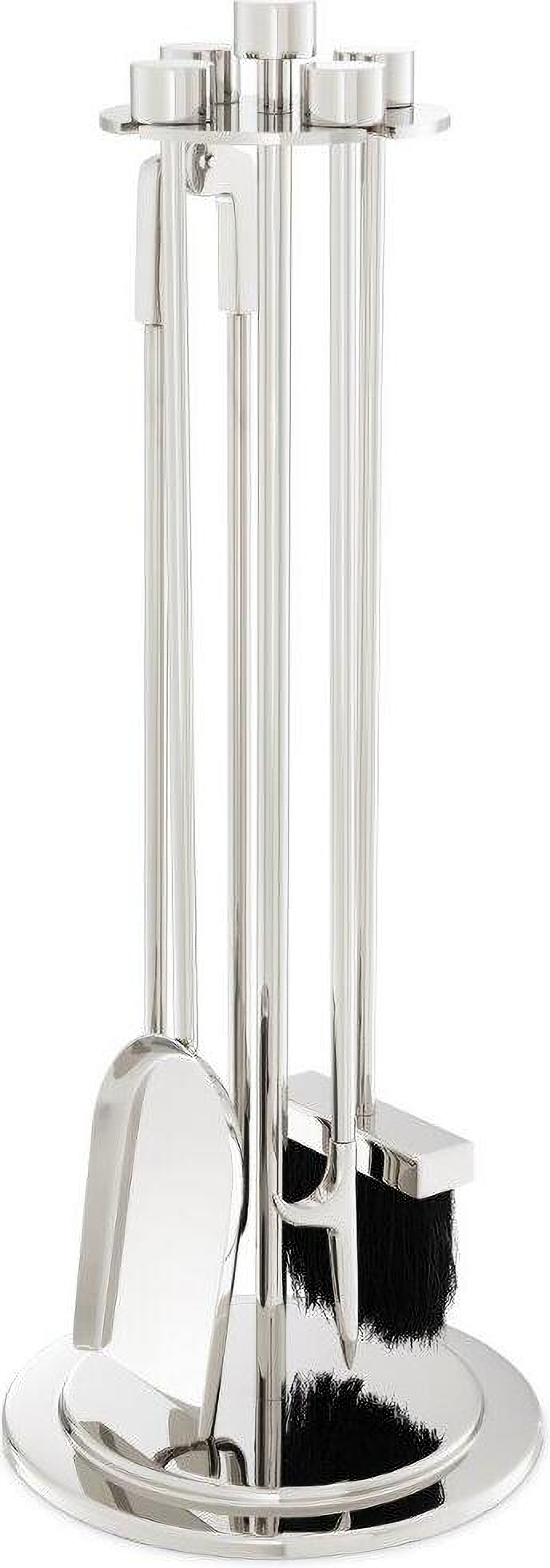 Fire Tools Set Lara Nickel Finish by Eichholtz | 1StopBedrooms