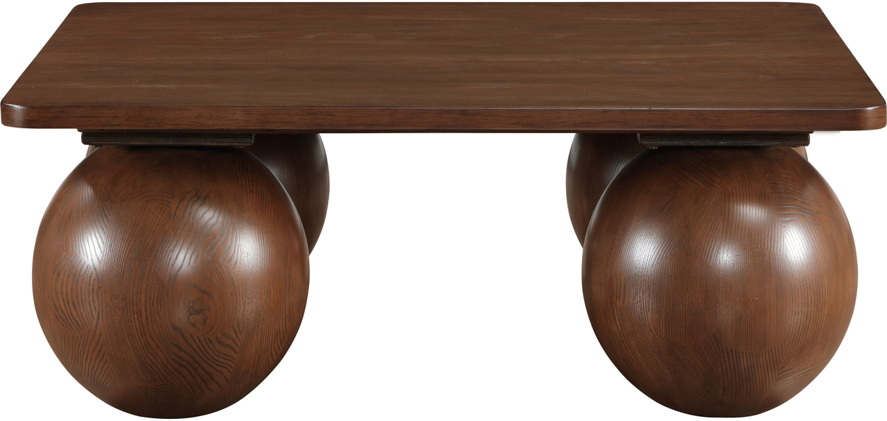 Fitch Oak Veneer Coffee Table In Brown and Walnut by Meridian ...