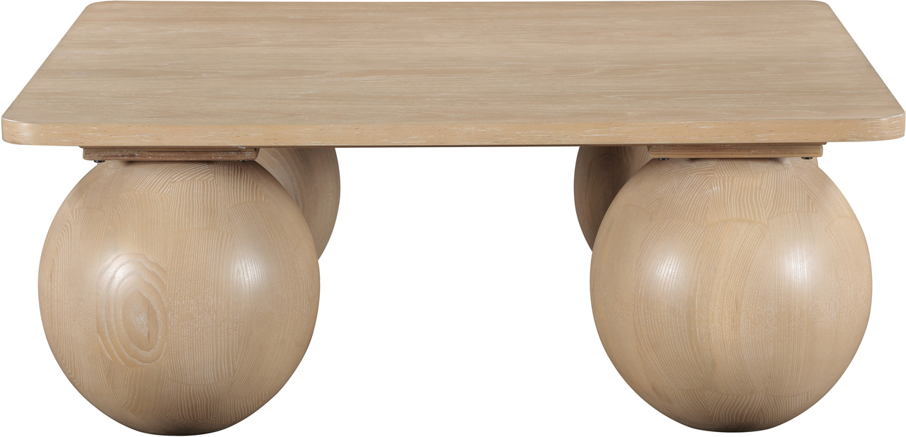 Fitch Oak Veneer Coffee Table In Natural and Oak by Meridian ...