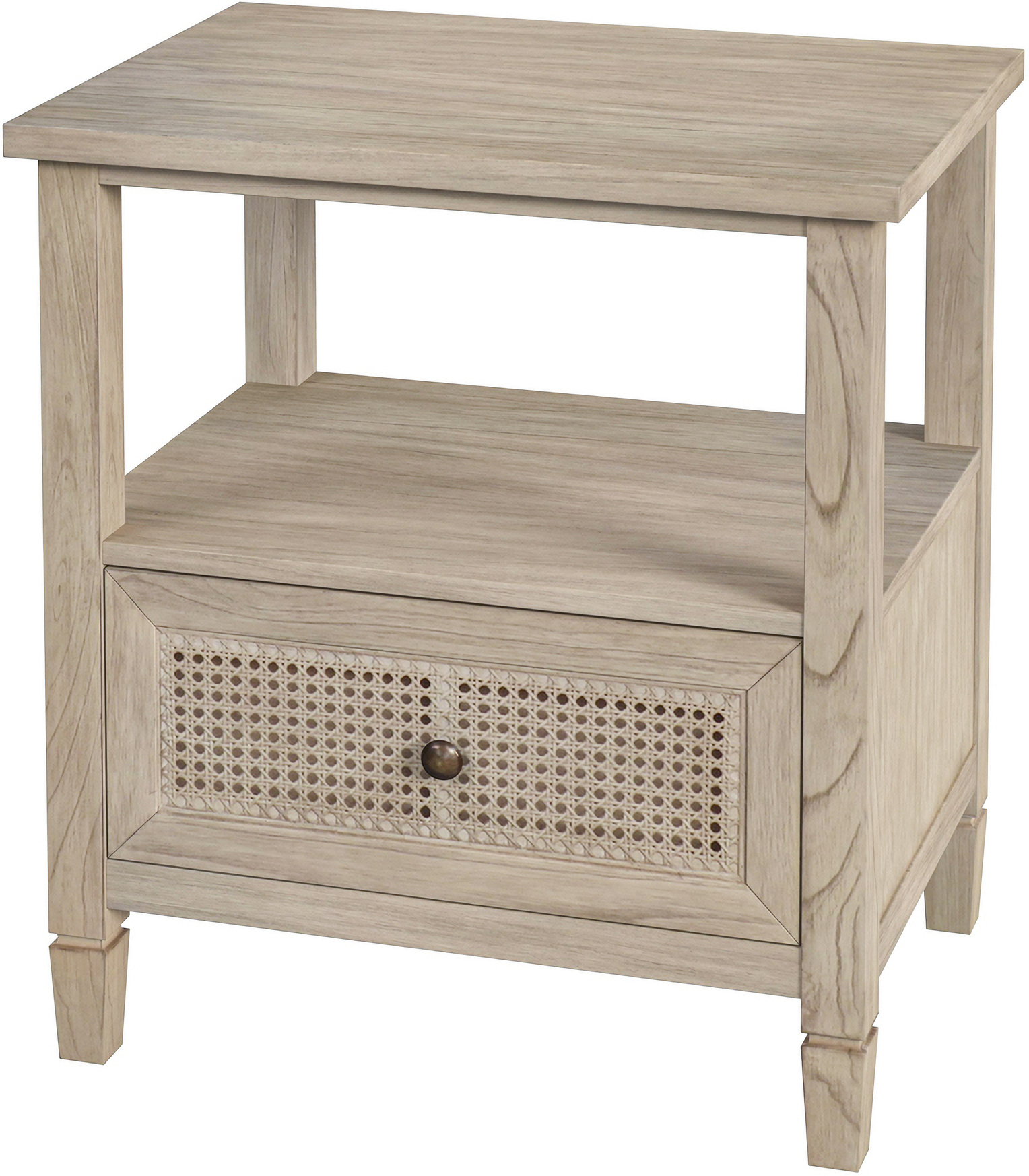 Flagstaff 25 Inch 1 Drawer Cane Nightstand In Natural by Butler ...
