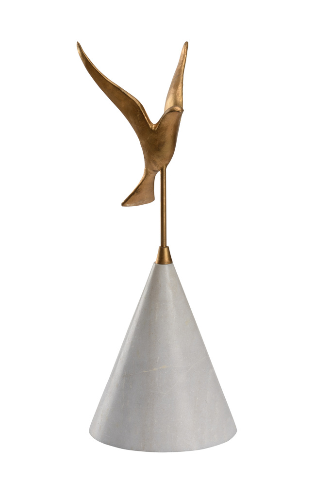 Flights Of Fancy Sculpture Large In Gold by Wildwood | 1StopBedrooms