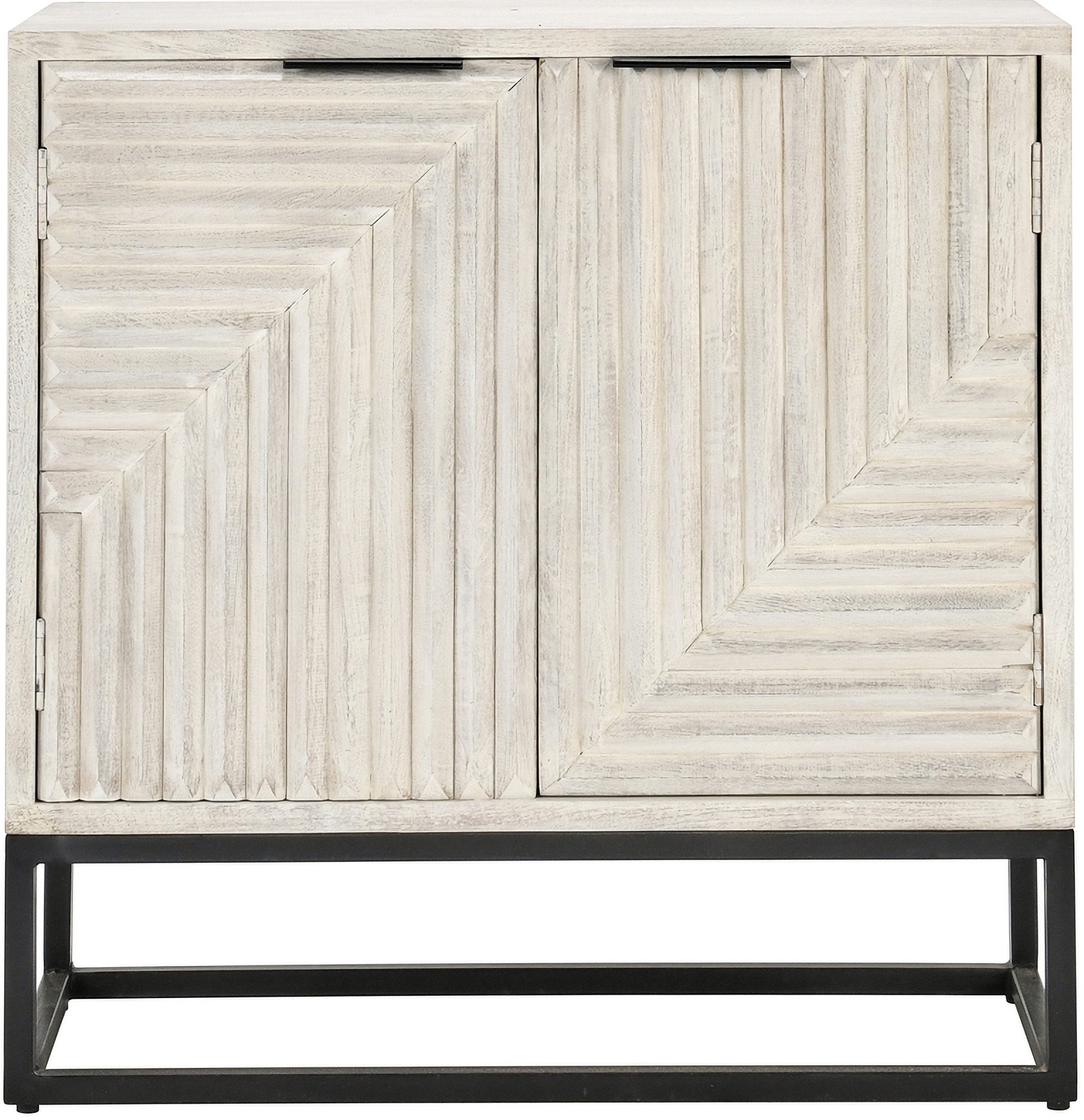 Flint 2 Door Buffet In White Wash by Classic Home | 1StopBedrooms