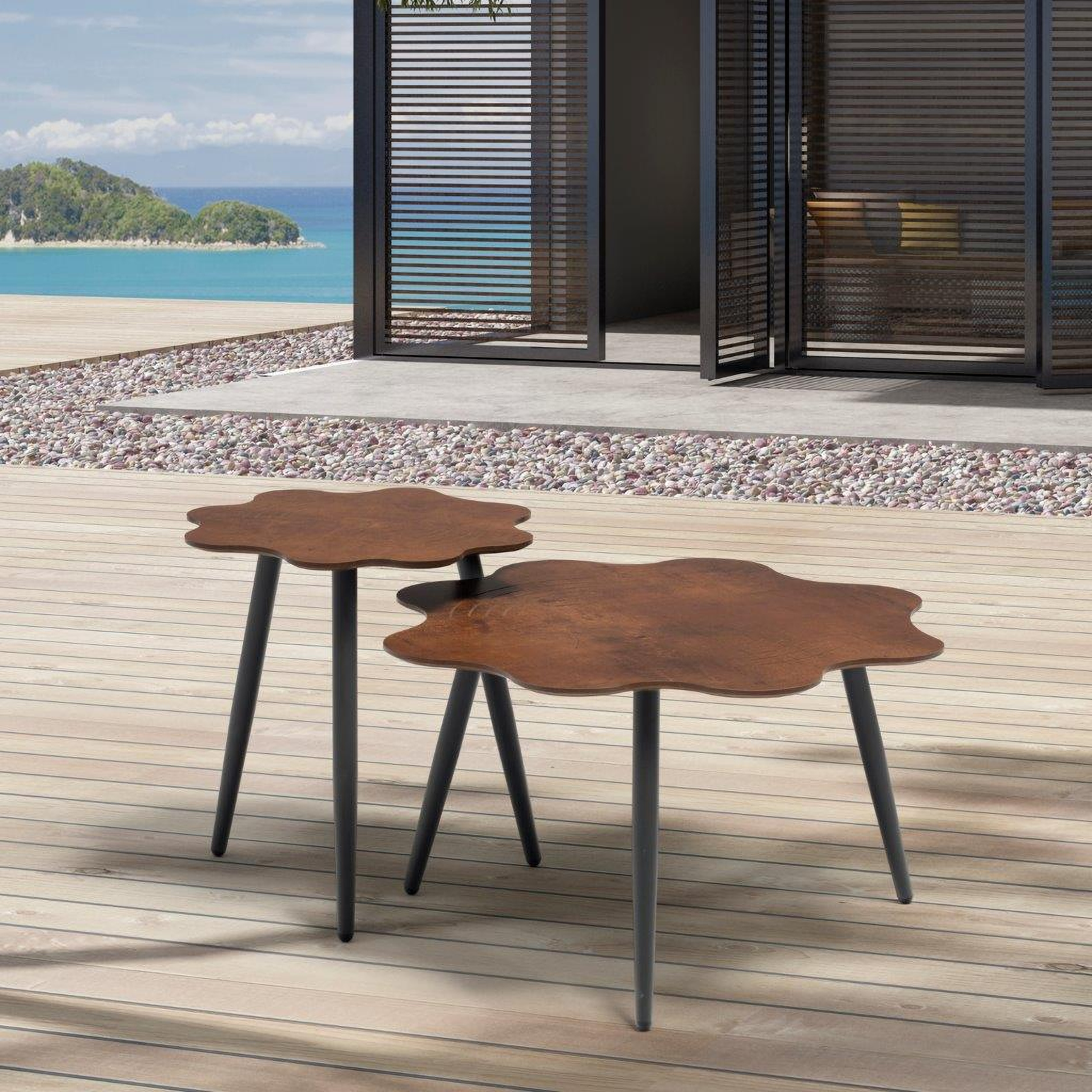 Flora Small Side Table by Whiteline Modern Living | 1StopBedrooms
