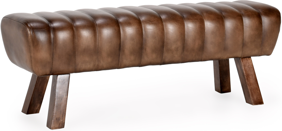 Florian 50 Inch Bench In Antique Brown by Classic Home | 1StopBedrooms