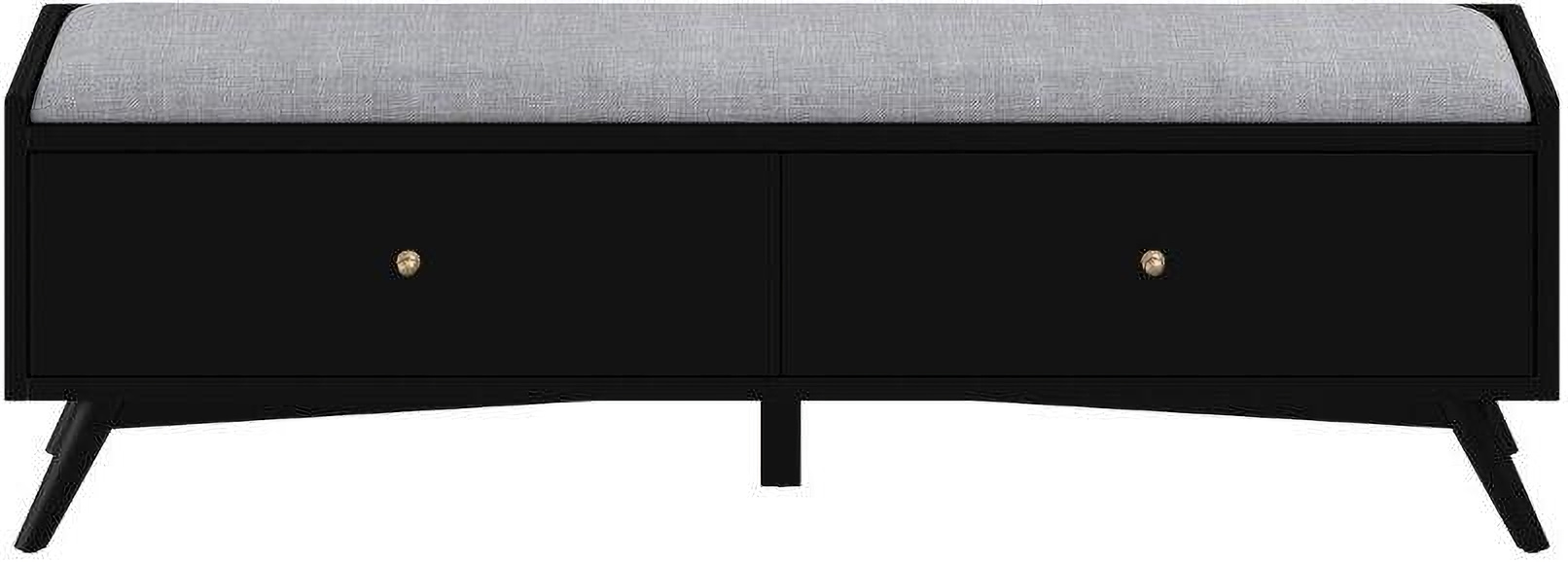 Flynn Bench Black by Alpine | 1StopBedrooms