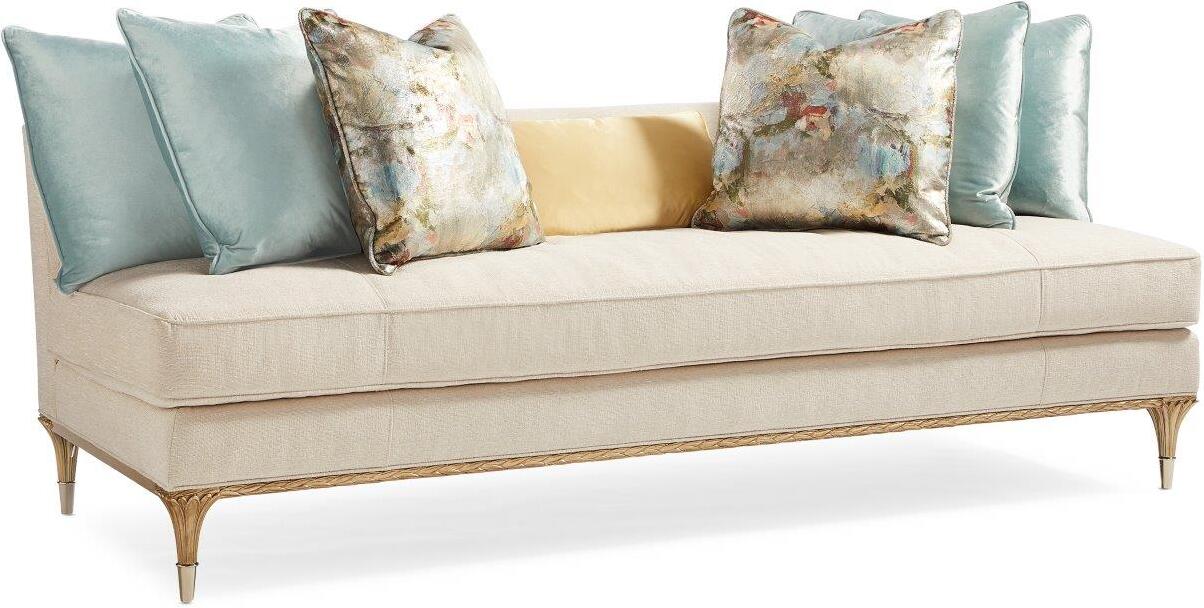 Caracole Compositions Fontainebleau U Sectional Armless Sofa Only ...