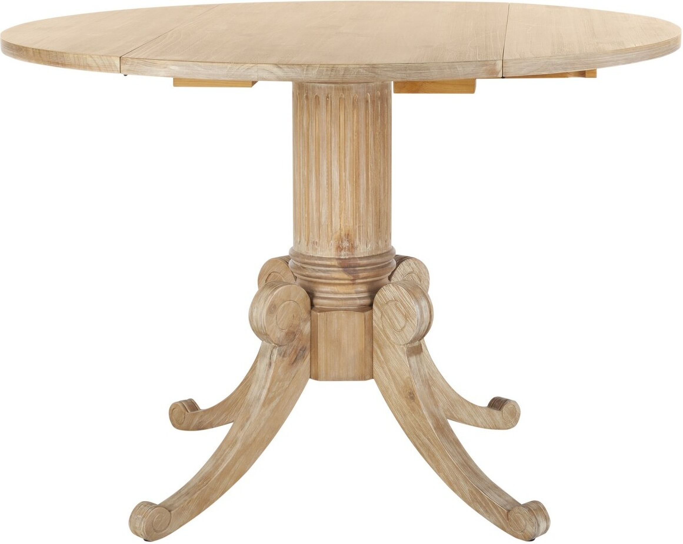 Forest Rustic Natural Drop Leaf Dining Table by Safavieh | 1StopBedrooms