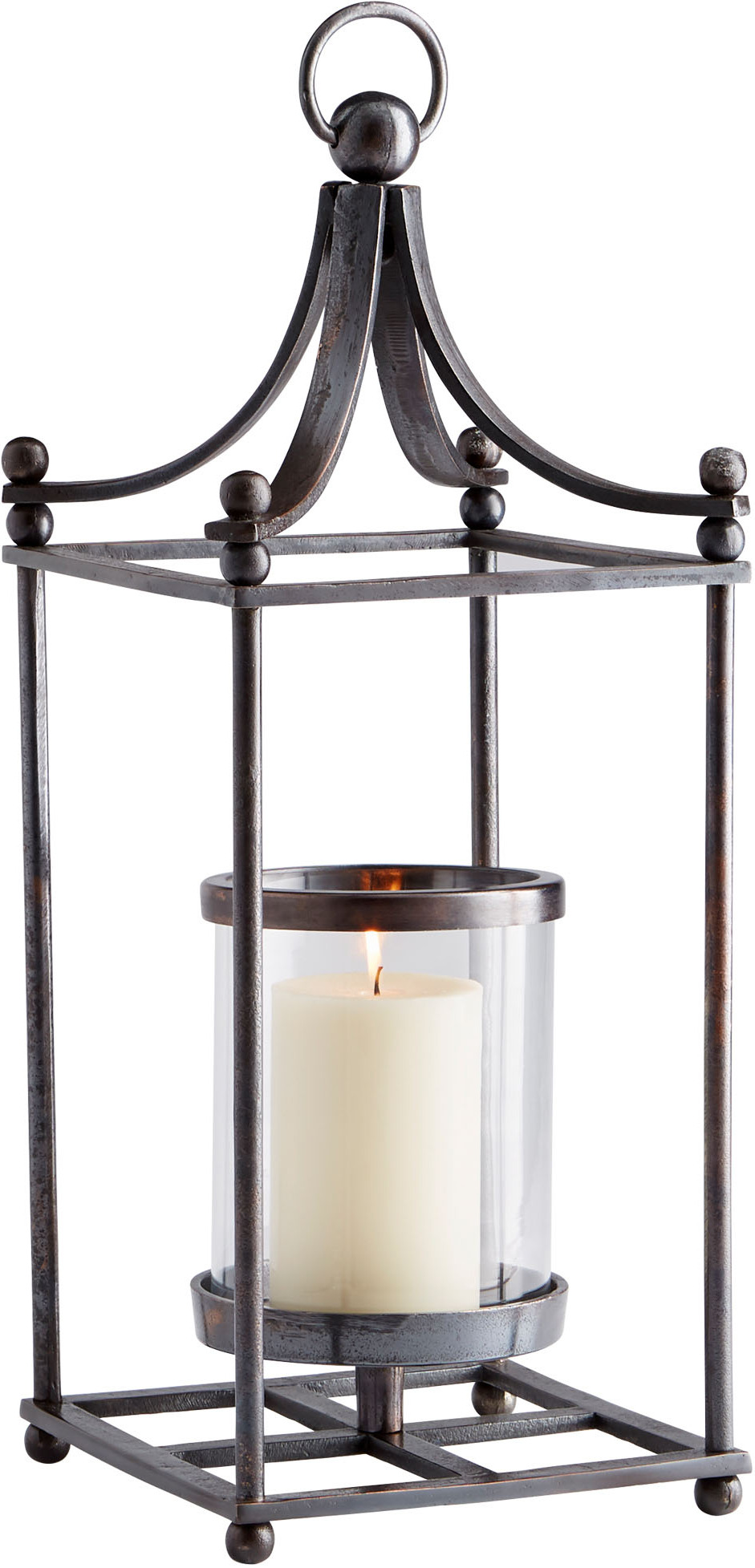 Foxboro Dark Copper Small Candleholder by Cyan Design | 1StopBedrooms
