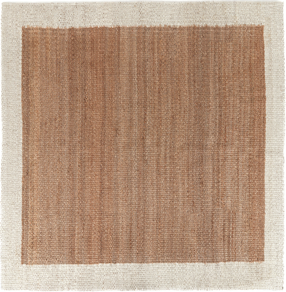 Frame 8x8 Rug In Natural and Ivory by Classic Home | 1StopBedrooms