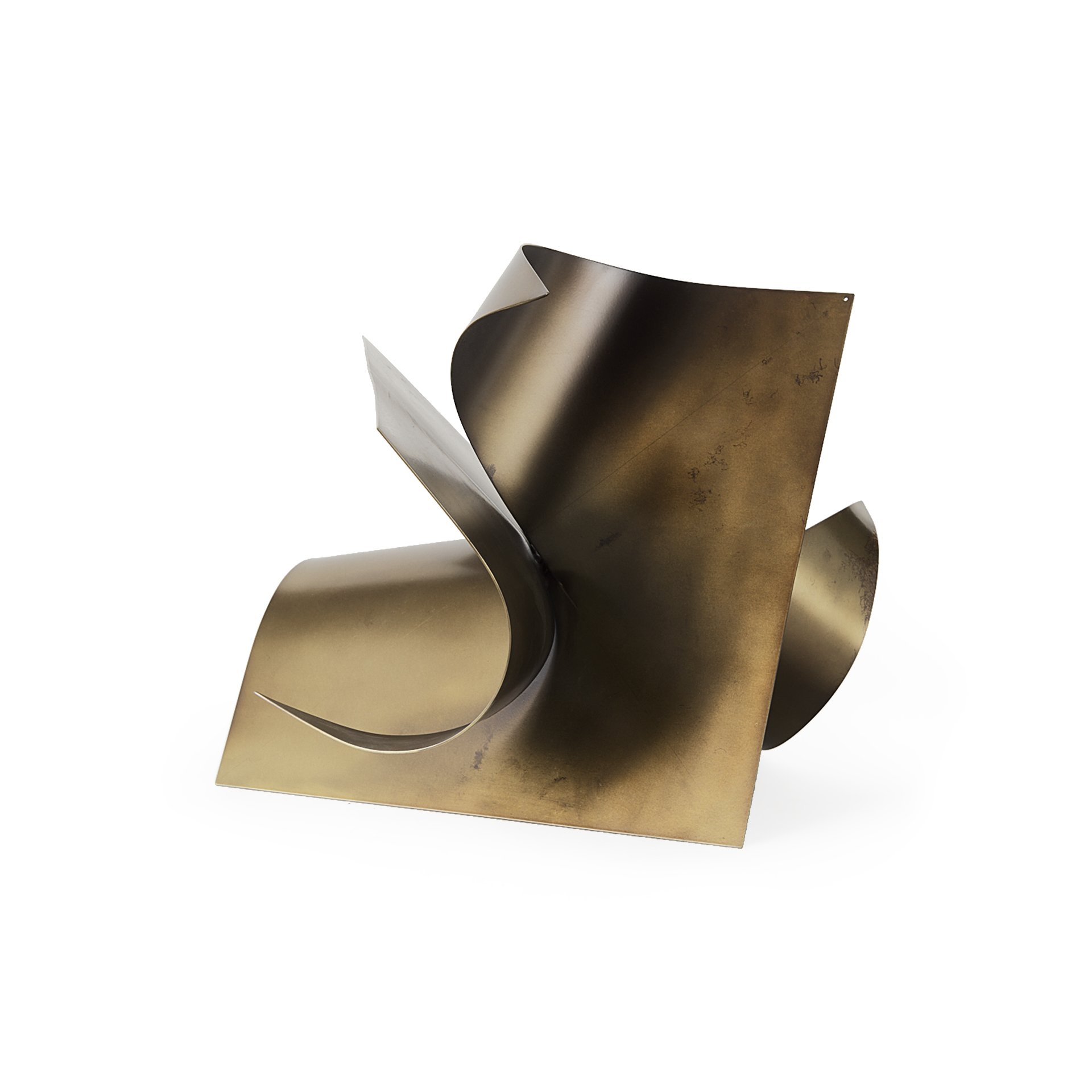 Francesca 12 Inch Metal Sculptural Decorative Object In Antique Gold by ...