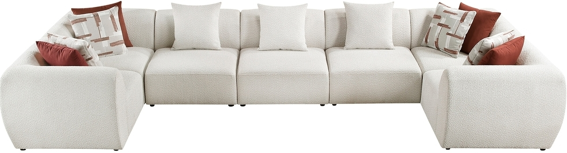 Franz 7-Piece Modular Sectional In Beige by Homelegance | 1StopBedrooms