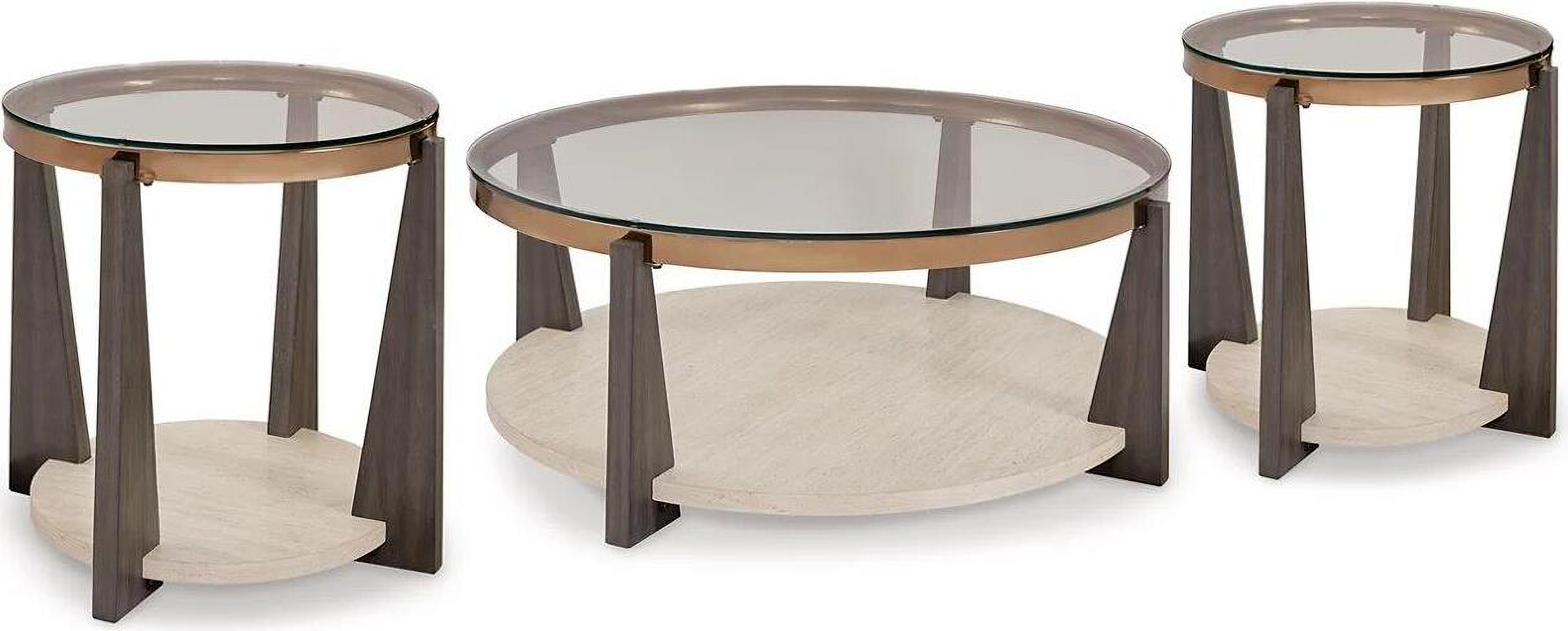 Frazwa Ocassional Table Set In Multi by Ashley Furniture | 1StopBedrooms