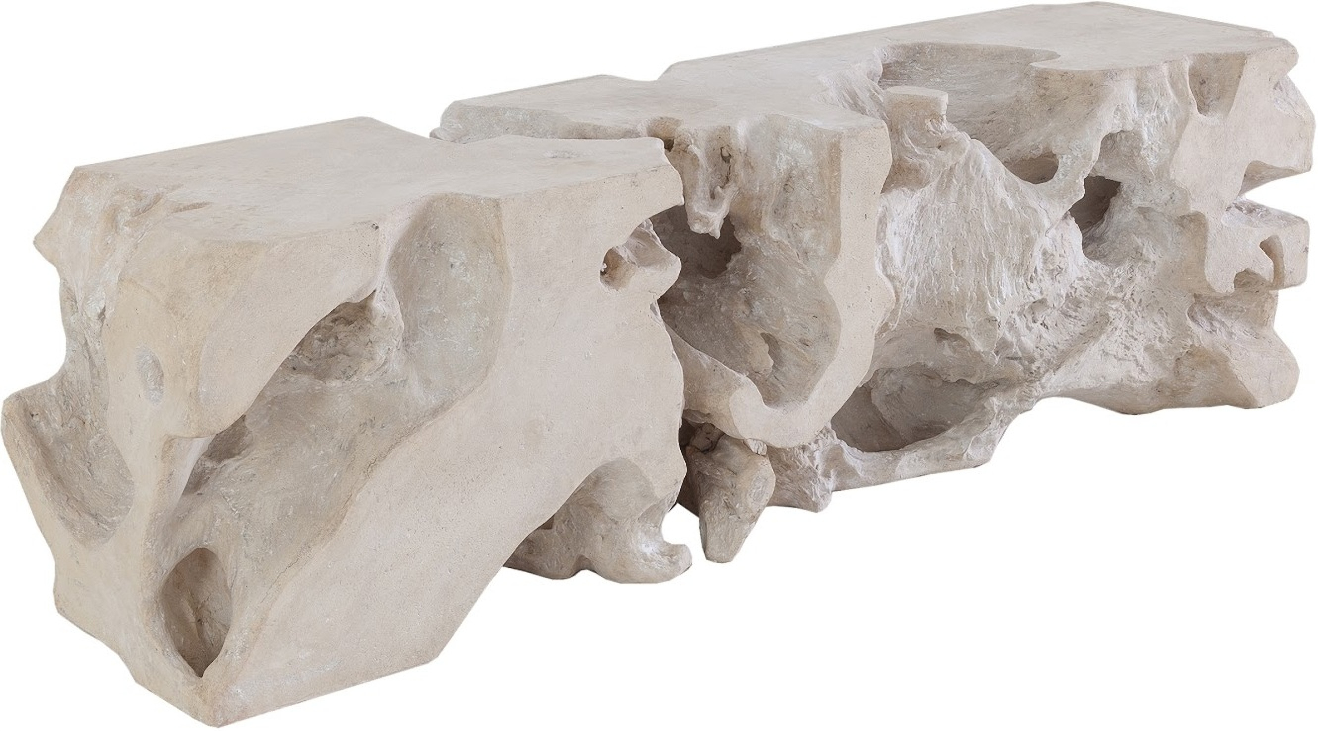 Freeform Bench In Off White by Phillips Collection | 1StopBedrooms