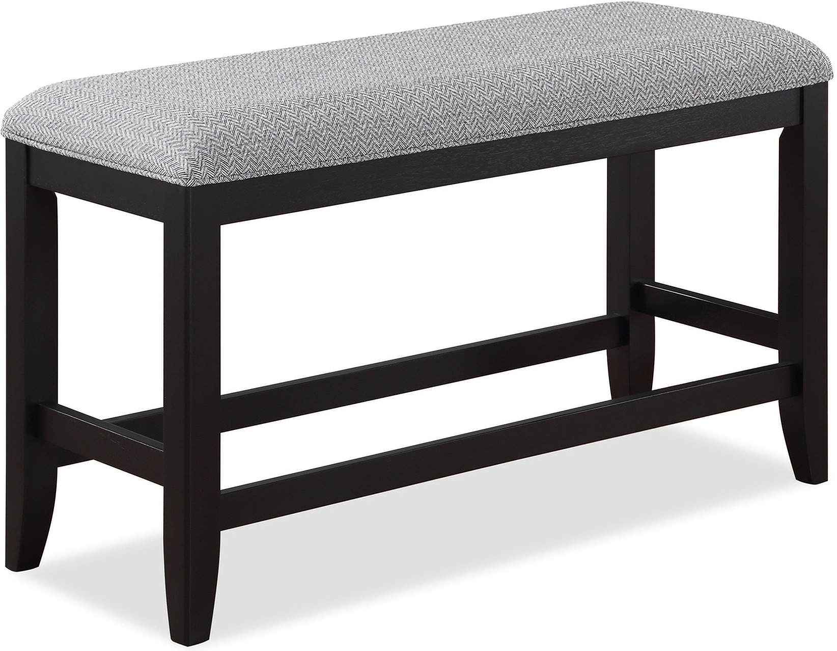Frey Counter Height Bench In Black by Crown Mark | 1StopBedrooms