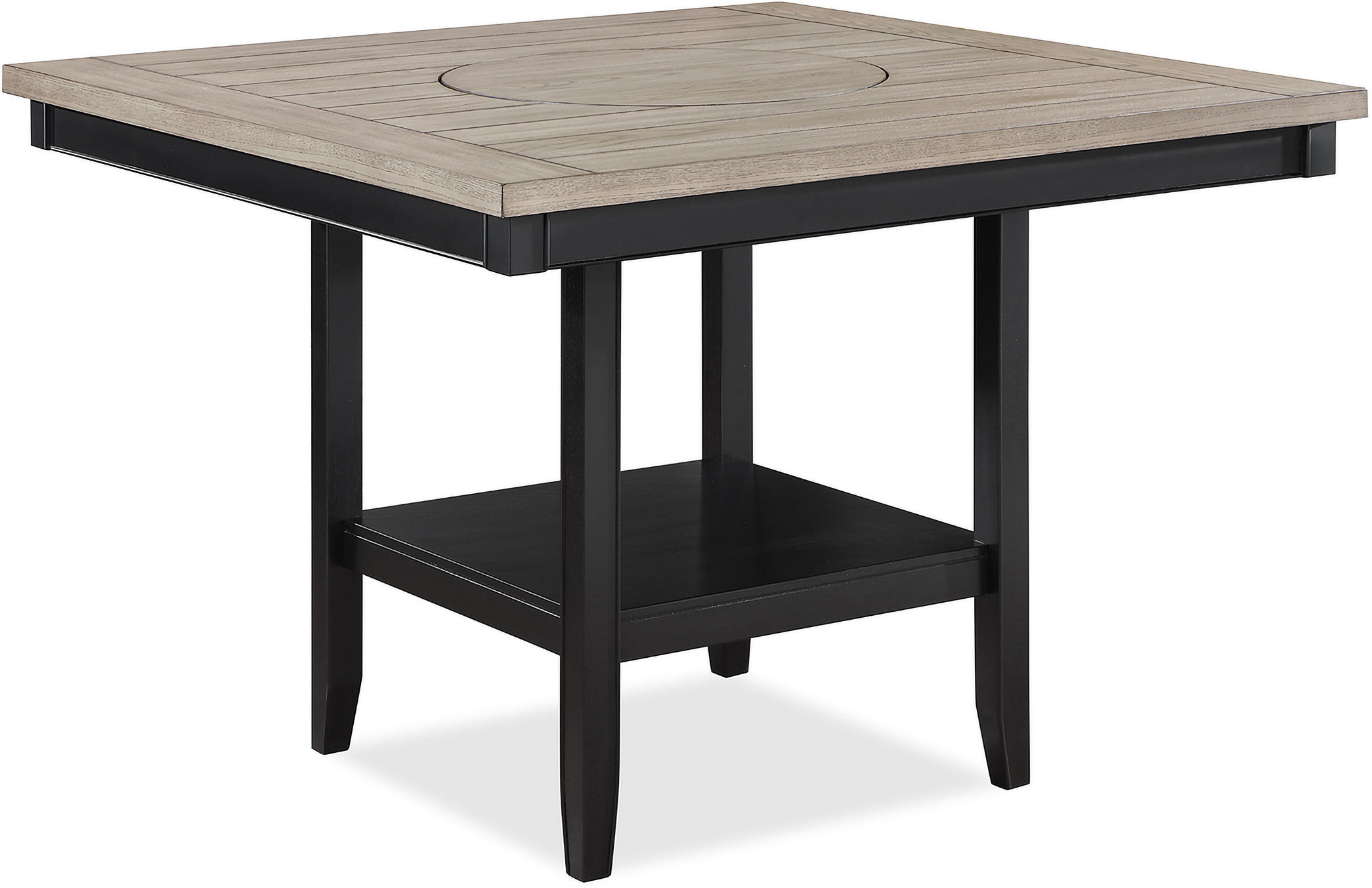 Fulton Counter Height Table In Light Gray by Crown Mark | 1StopBedrooms