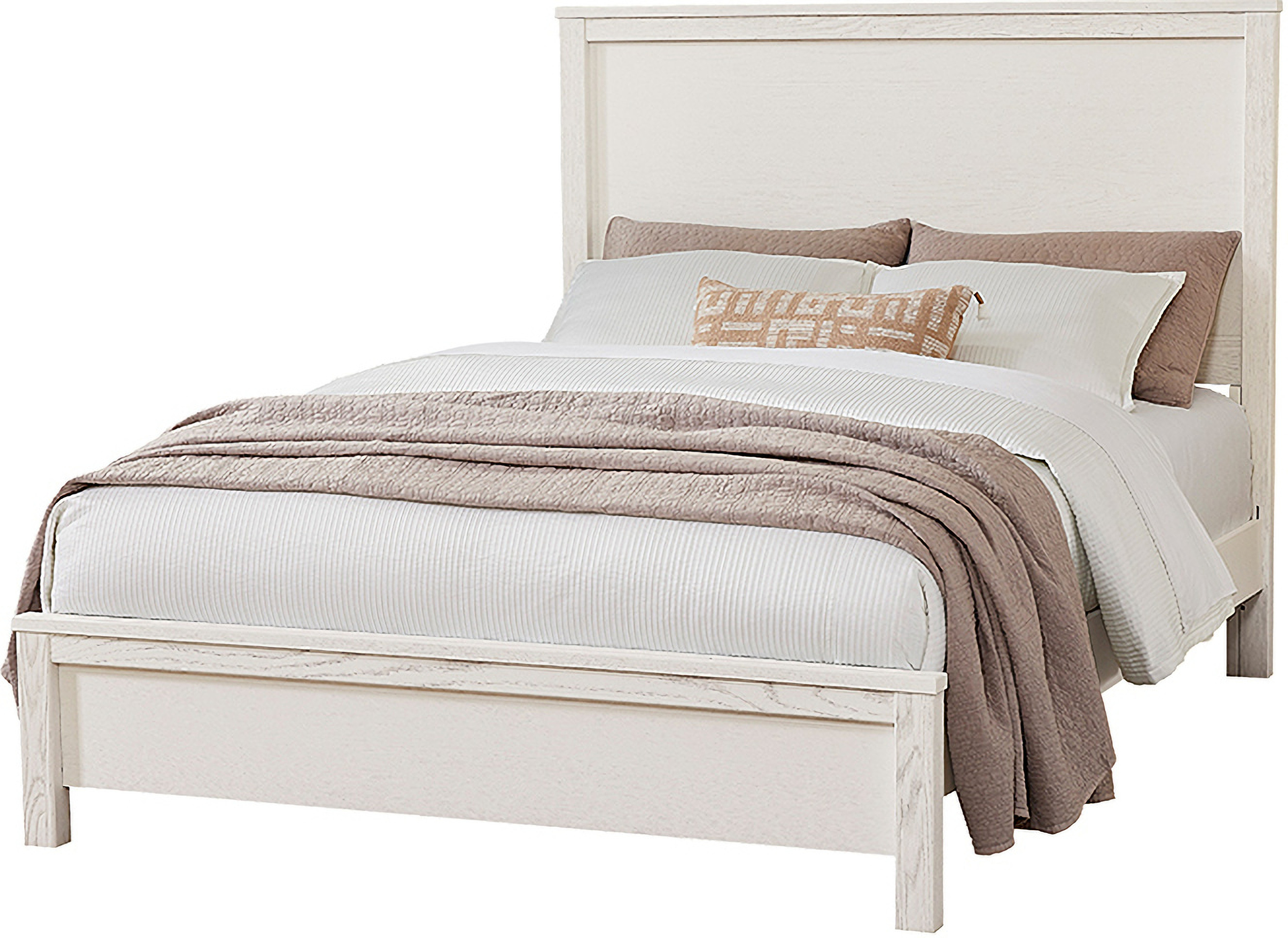 Fundamentals King Bed In White by Vaughan Bassett | 1StopBedrooms